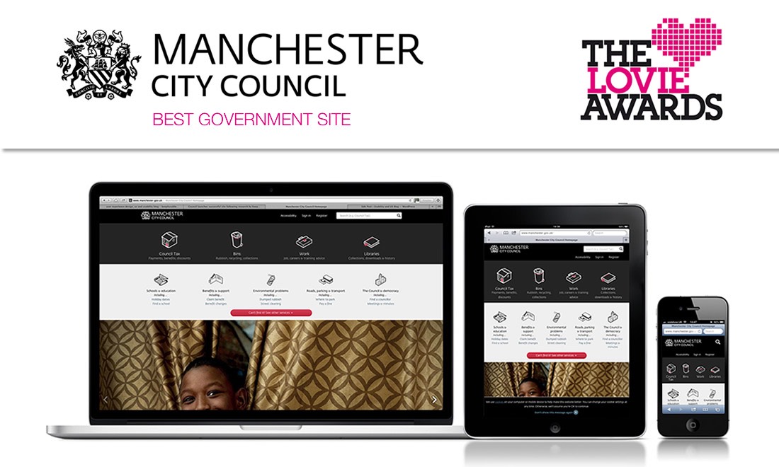 Manchester City Council named Best Government Website